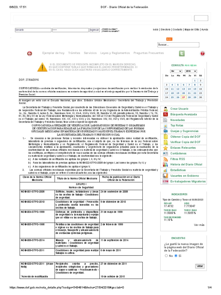 NORMAS STPS 2023 | PDF | Seguridad Social | Radiación