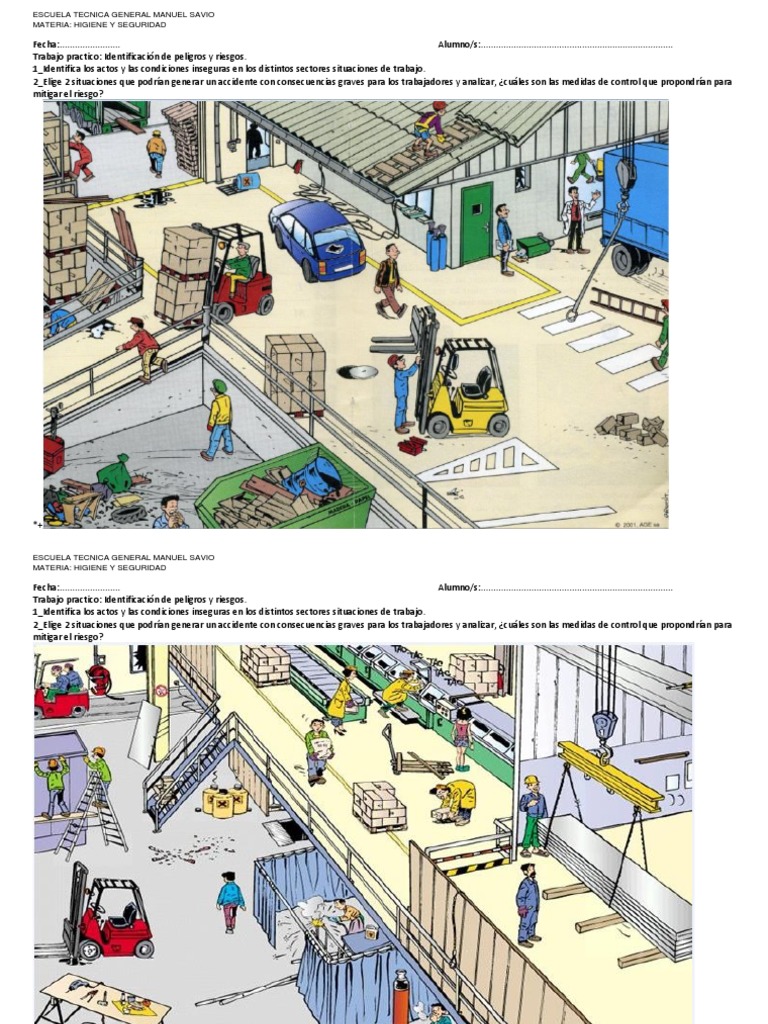 Trabajo Practico - Identificacion de Peligros y Riesgos (22) . | PDF