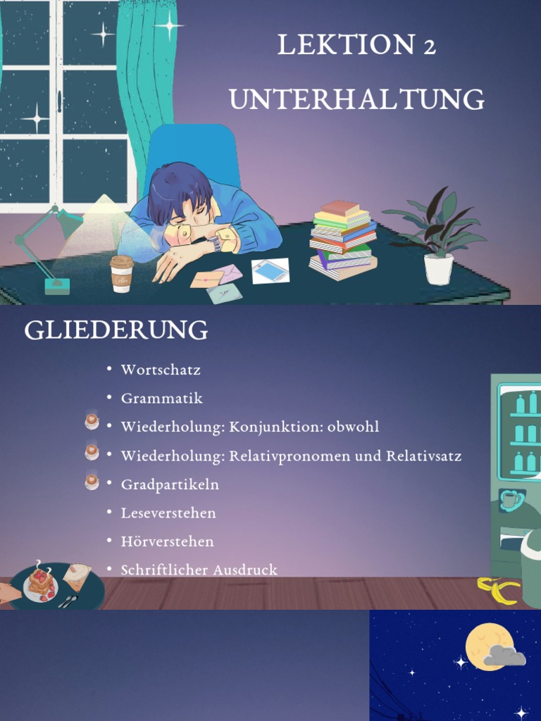 Lektion 2. Unterhaltung | PDF