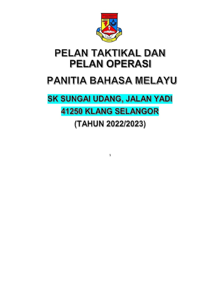 Pso Panitia Bahasa Melayu 2022 | PDF