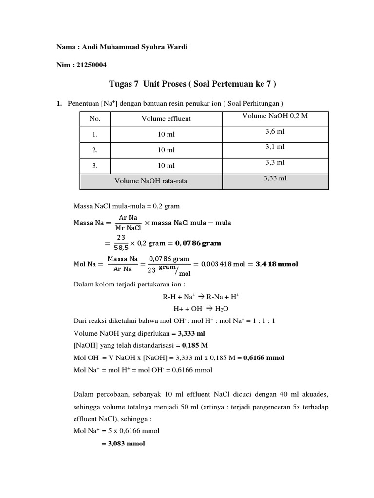 GABUNGAN SOAL JAWABAN Unit Proses | PDF
