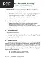 Electrical Design Project of A Three Bed Room House Part 1 | PDF | Ac ...