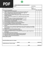 Porta Cabin Inspection Checklist | PDF | Ac Power Plugs And Sockets ...