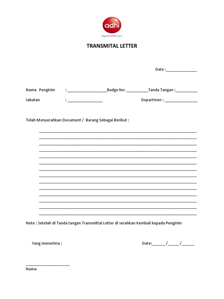 Transmital Letter | PDF