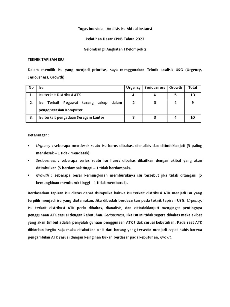 Tugas Individu Tapisan Isu | PDF | Sains & Matematika | Teknologi ...