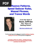 Ross Jeffries - Super Influence Patterns (PDF Flash Cards) | PDF