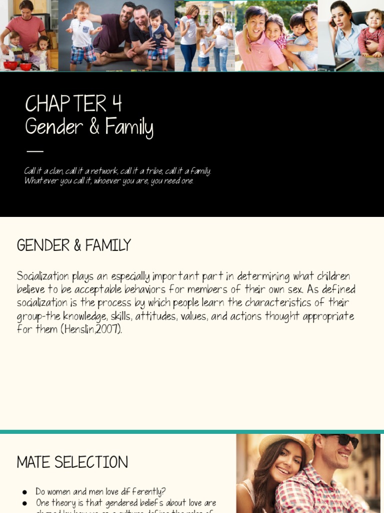 CHAPTER 4 Gender - Family | PDF