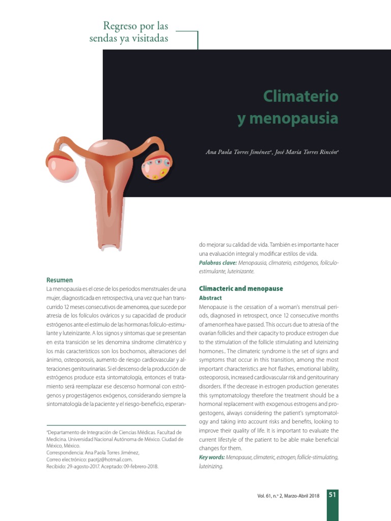 Anexo 3. Climaterio y Menopausia. | PDF