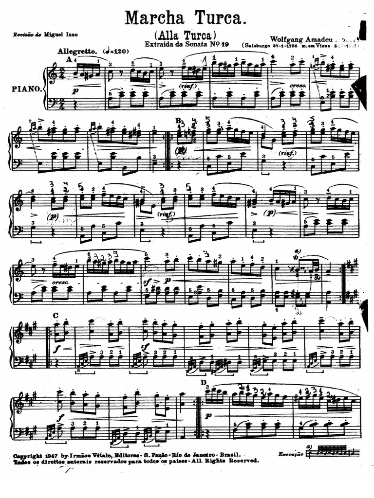 Marcha Turca - Mozart | PDF