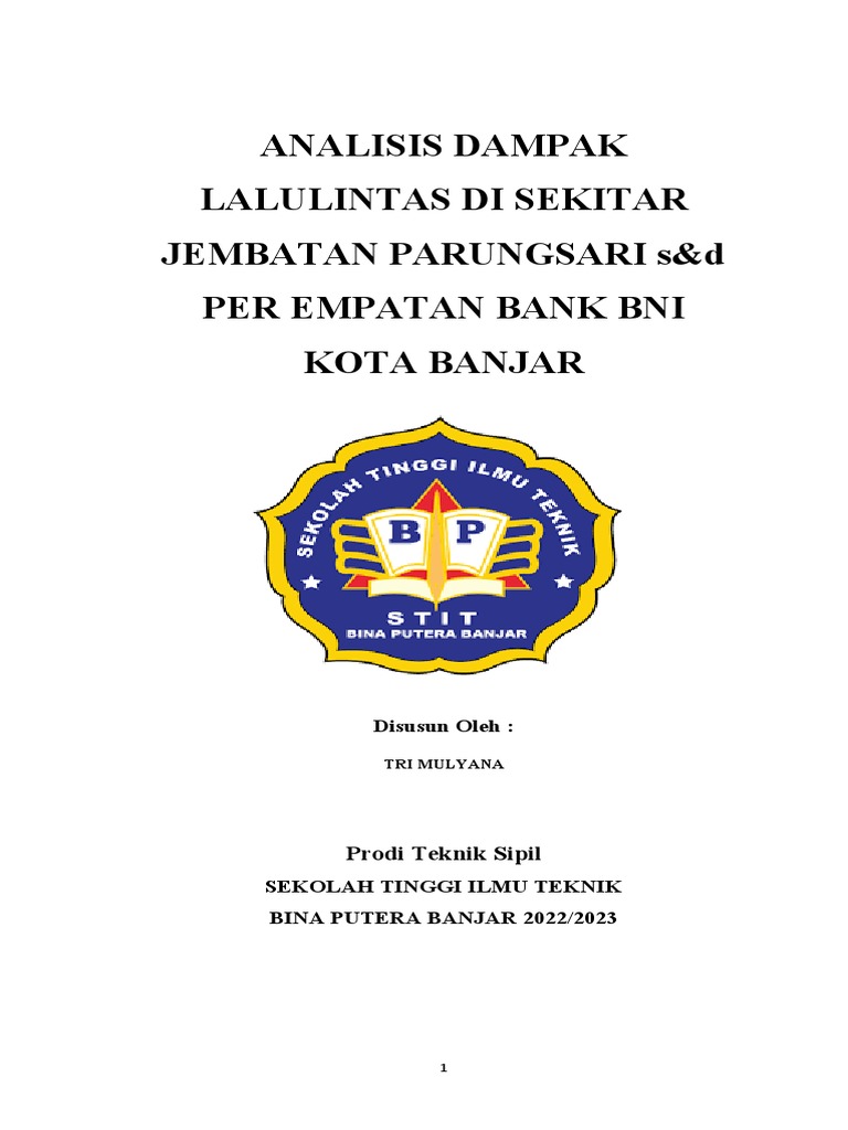 Laporan Andalalin | PDF