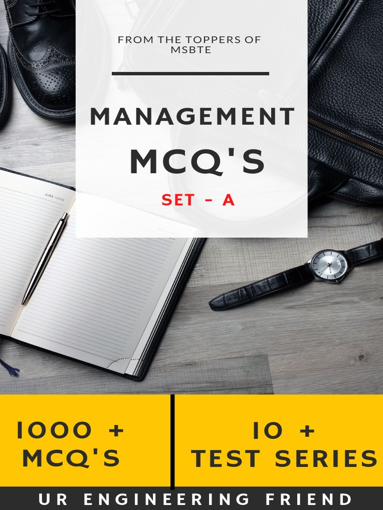 Management MCQs for MSBTE Exam Prep | PDF | Leadership | Marketing