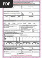 Electrical Isolation Certificate Form | PDF