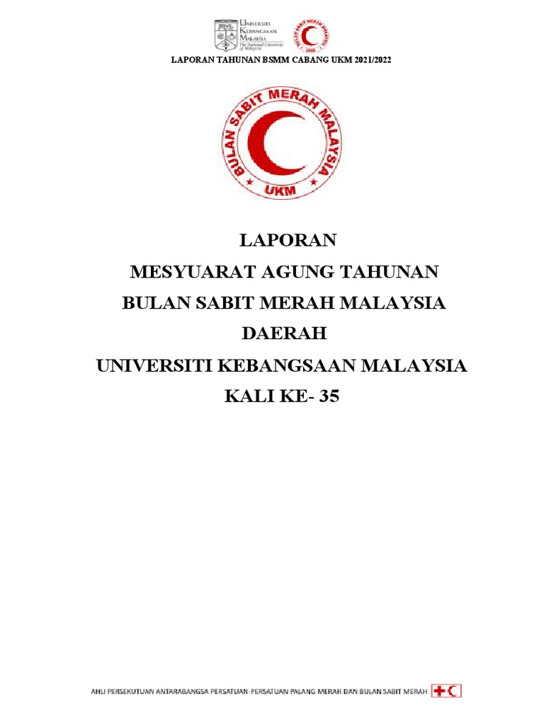 Laporan Tahunan 2021 Cawangan UKM | PDF