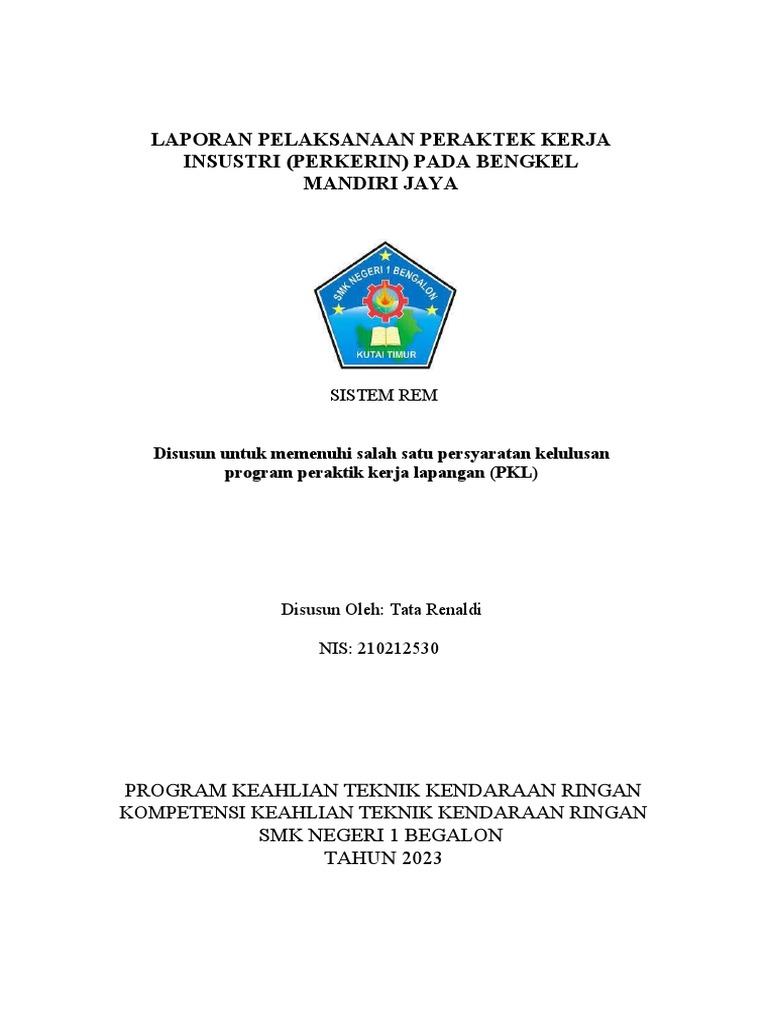 Laporan PKL Baru Ku | PDF
