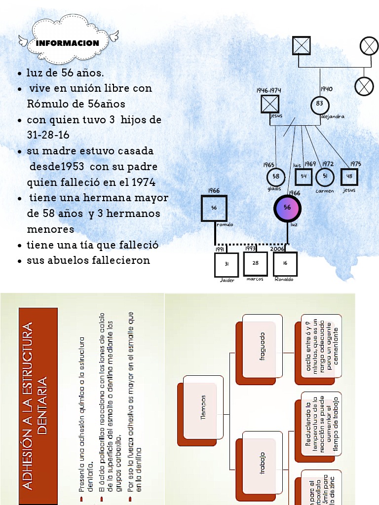Blue Black & White Photographic Family Tree Graph | PDF