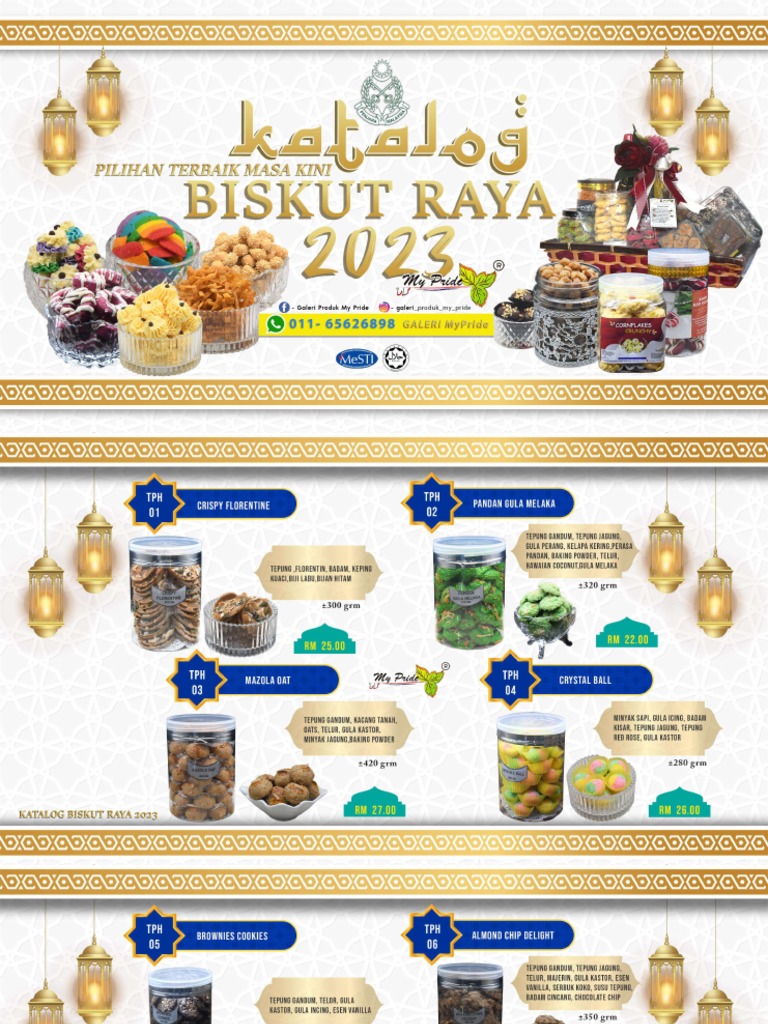 Katalog Biskut Raya | PDF