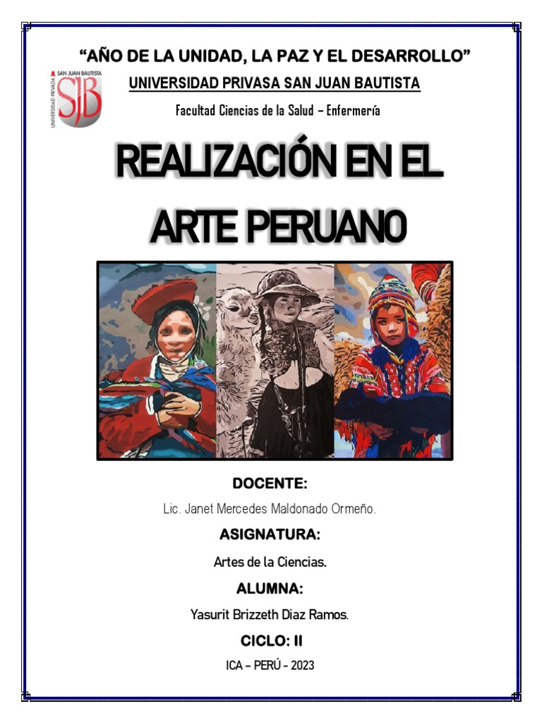 Realización Del Arte Peruano. | Descargar gratis PDF | Perú | Lima