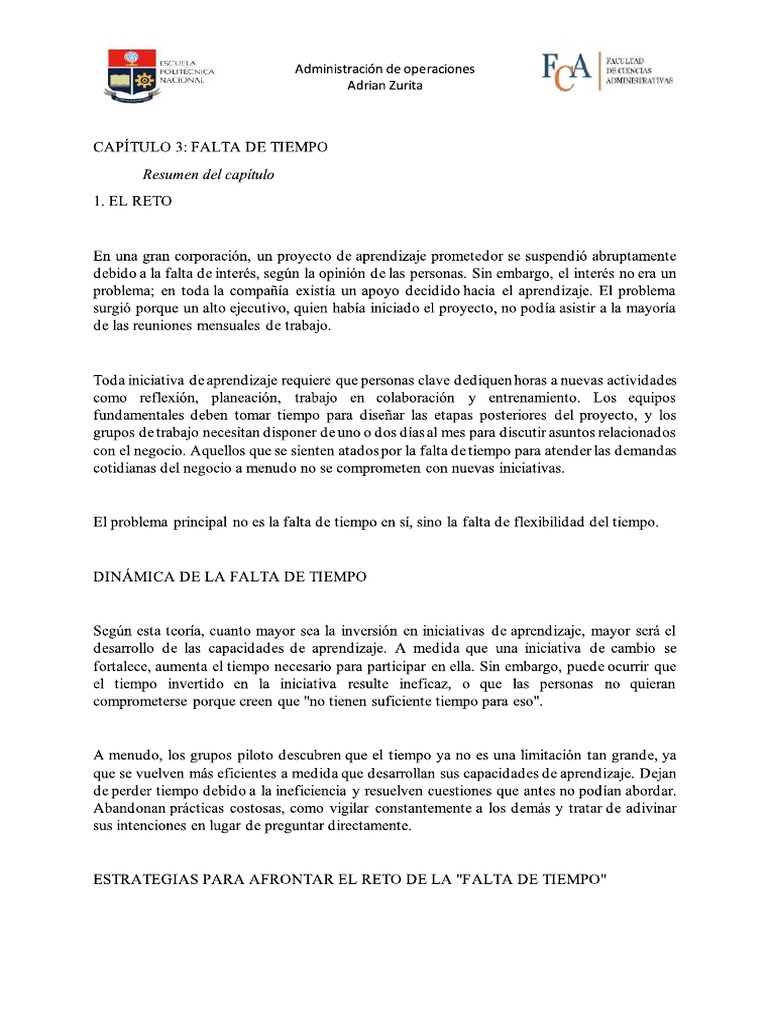 Capitulo 3-Resumen | PDF