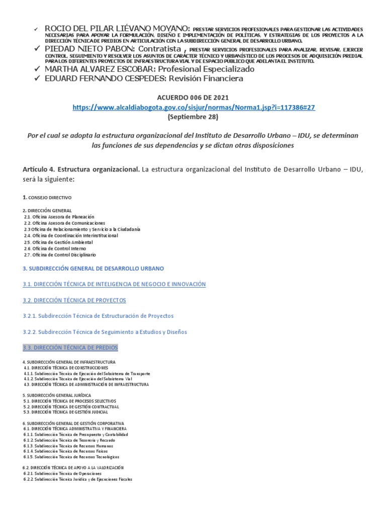 Acuerdo 006 de 2021 | PDF