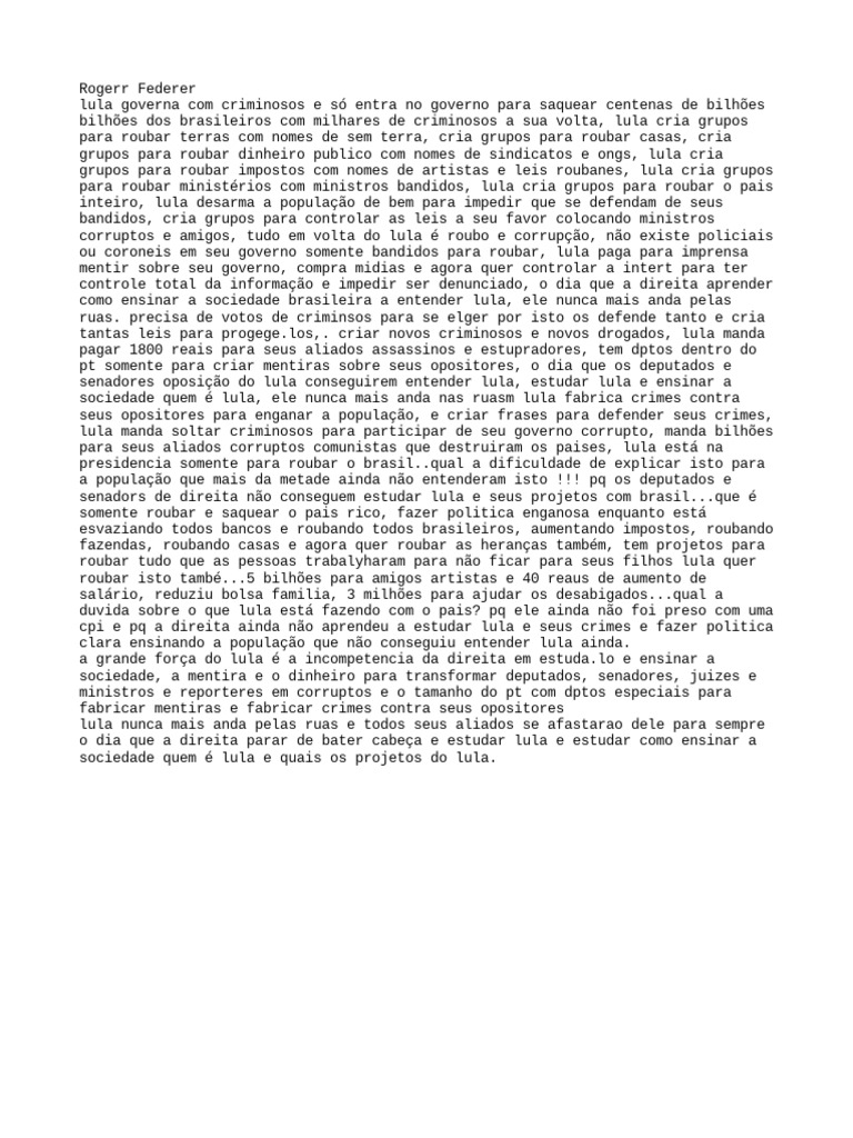 Grande Texto Sobre o Capiroto | PDF