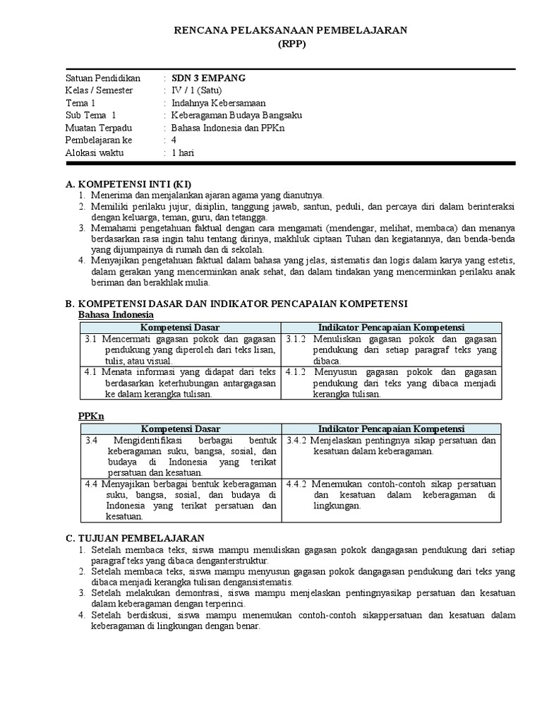 RPP CGP | PDF | Karier & Perkembangan
