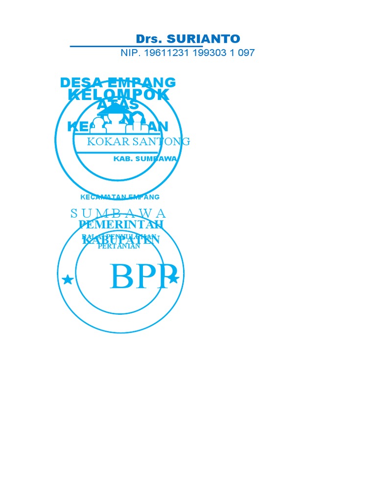 Stempel Kelompok Tani | PDF