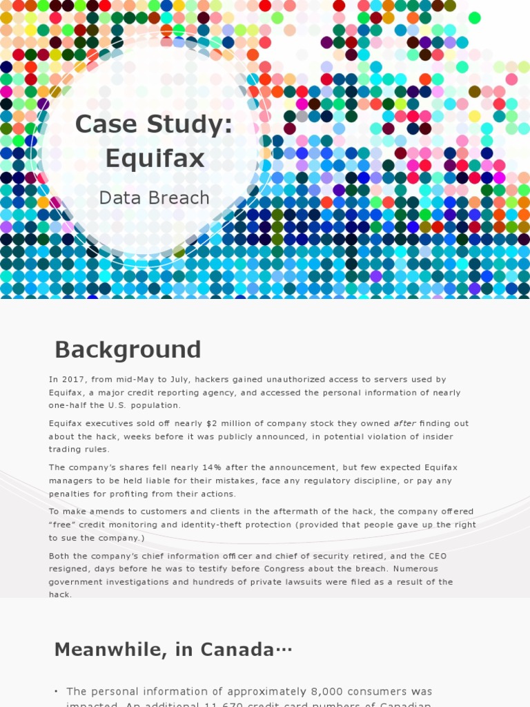 INTL9155 - Equifax Case Study - 02 | PDF | Information Technology ...