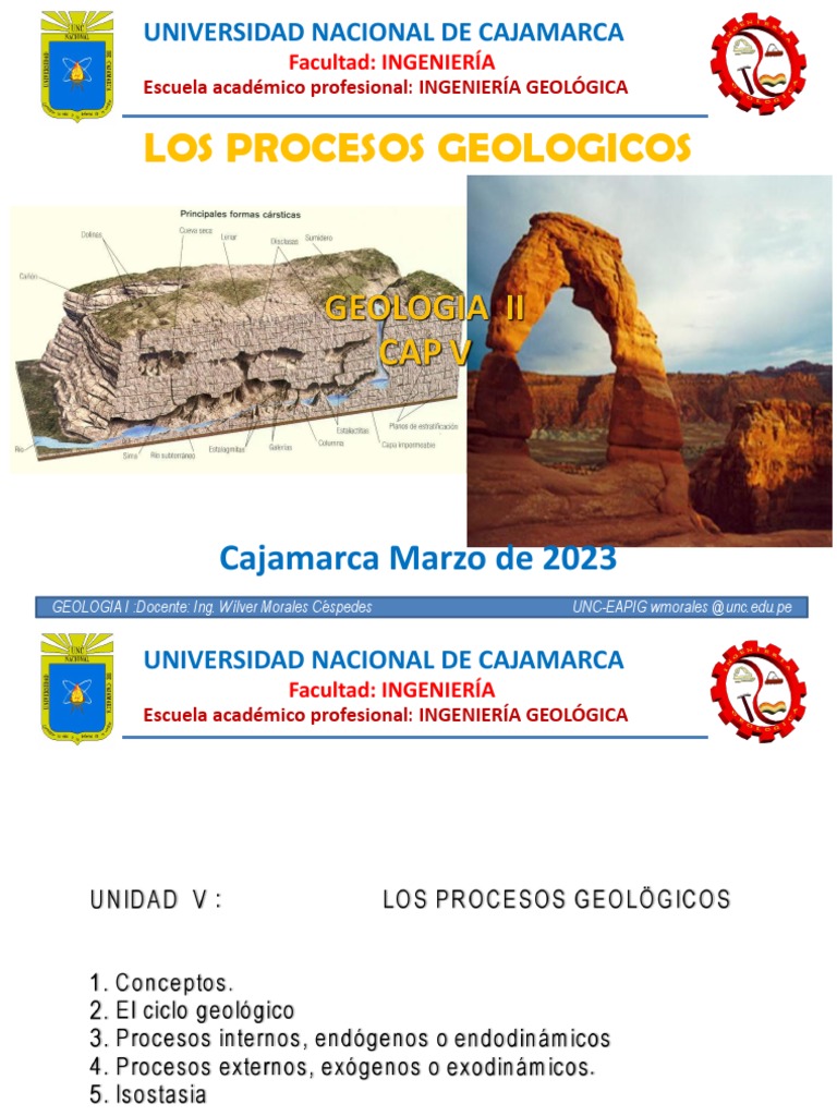 Procesos Geologicos | PDF