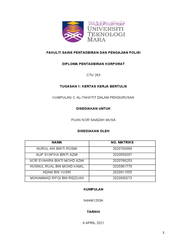 Al-Takhtit (K2) Ctu263 | PDF