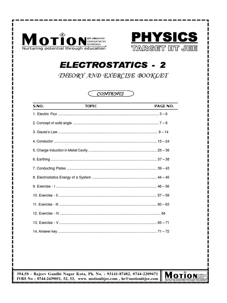 2 Electrostatics-II | PDF