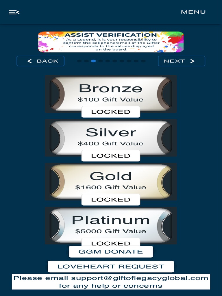 Gift of Legacy Support and Donations | PDF