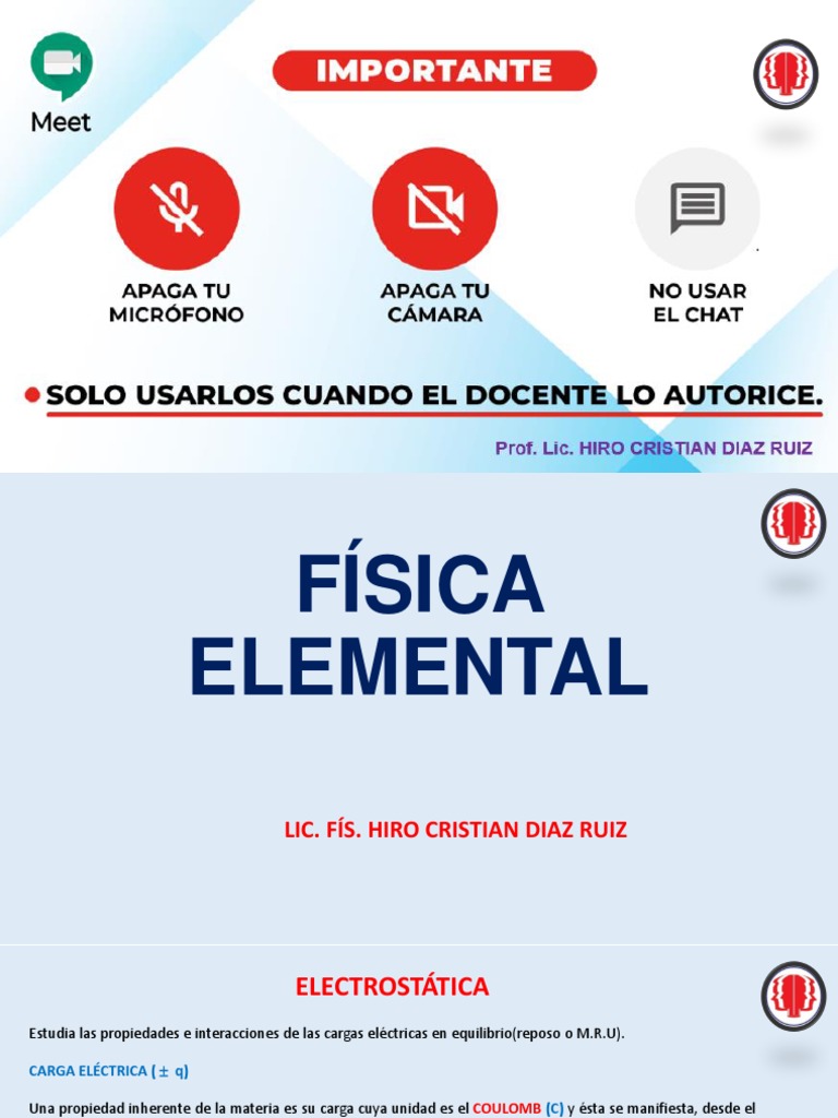 ELECTROSTATICA I 2021 | PDF