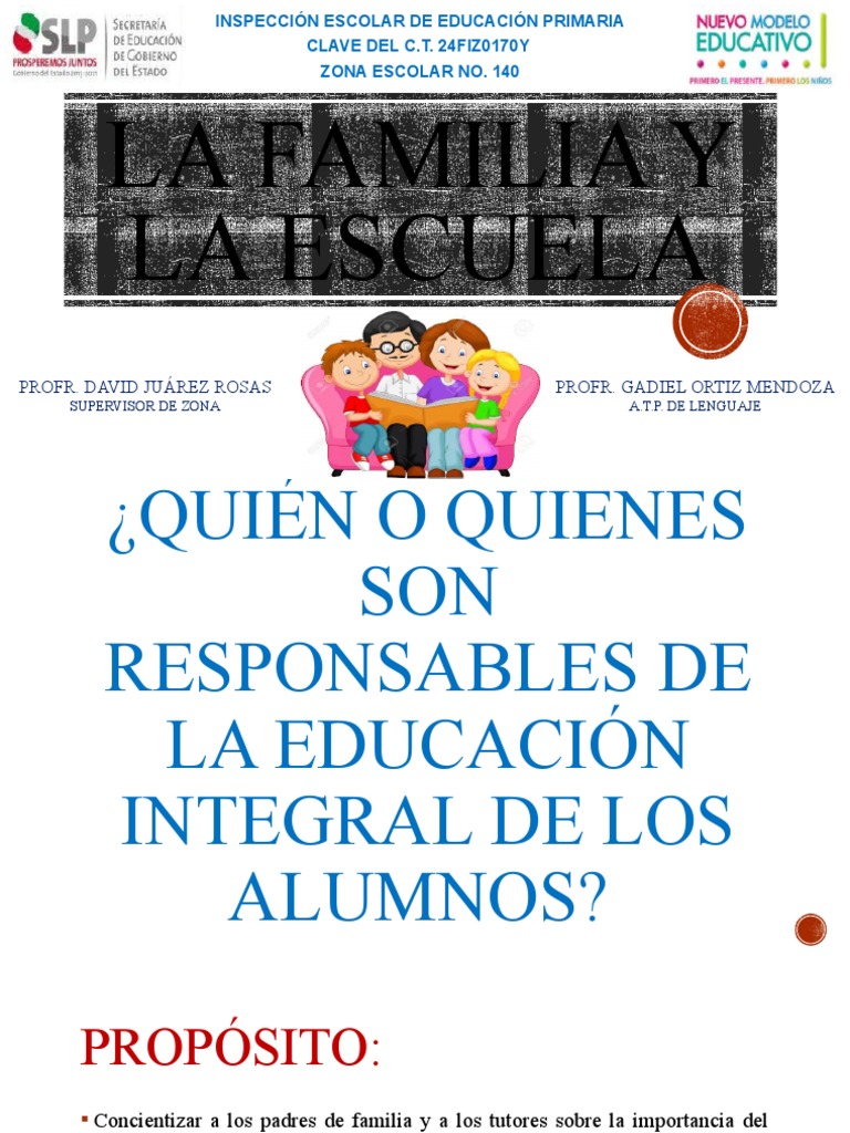 Educación Integral: Familia y Escuela | PDF | Relaciones personales ...