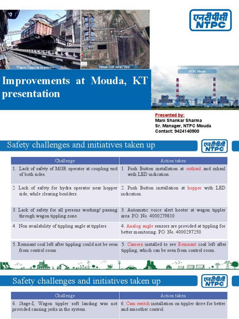 NTPC Mouda CHP | PDF | Equipment | Manufactured Goods