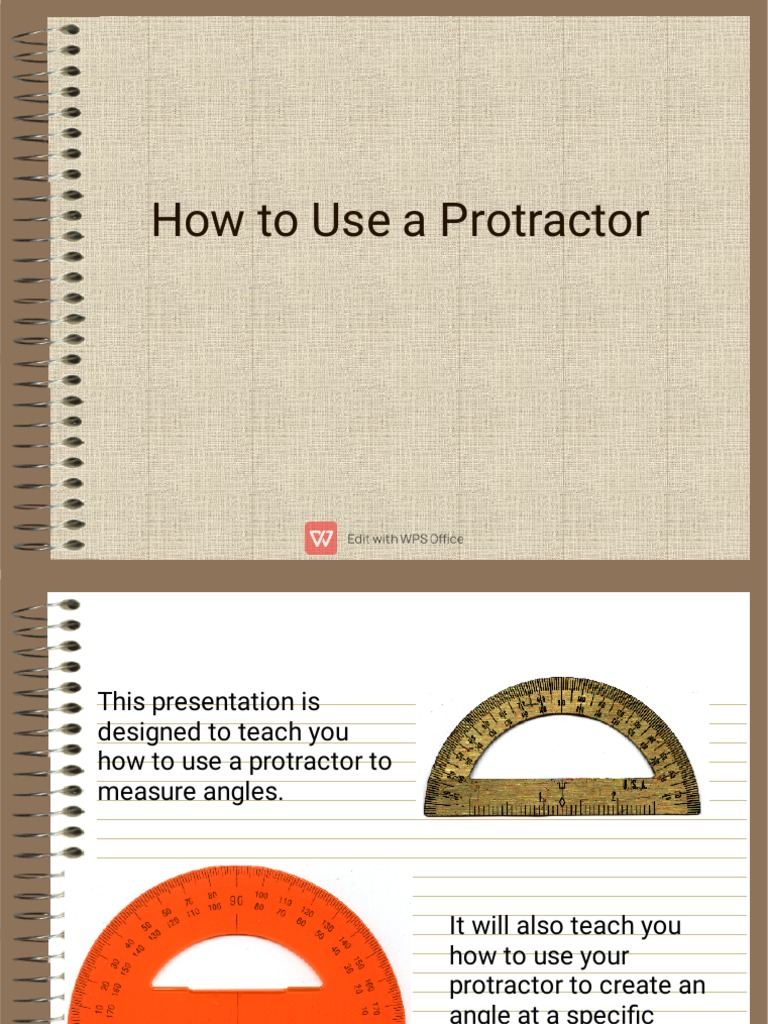 Protractor | PDF