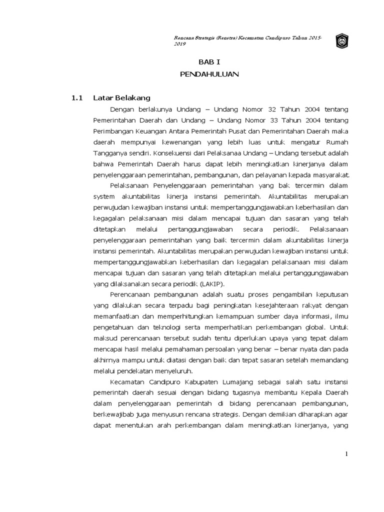 Latar Belakang Proposal | PDF