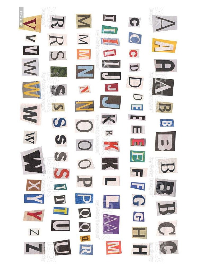 Letras de Periodico | PDF