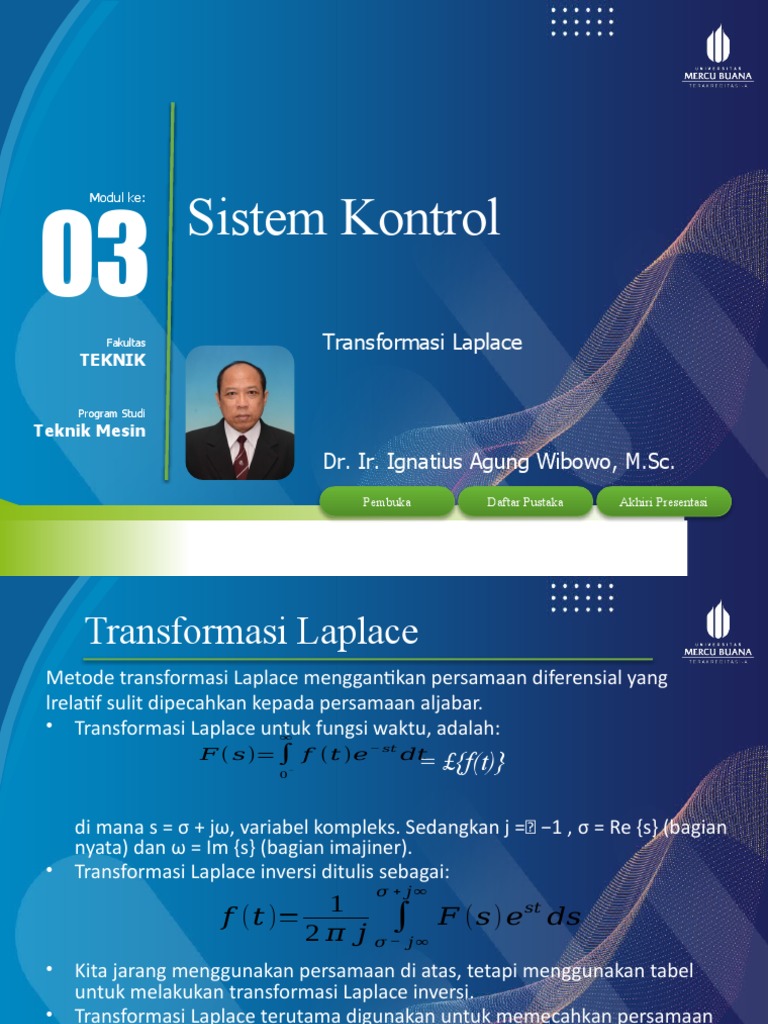 Presentasi 3 Transformasi Laplace | PDF
