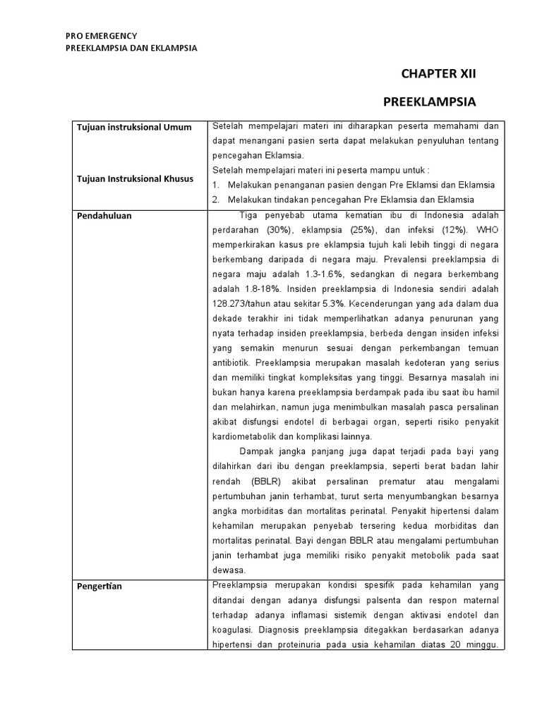 Modul Preeklampsia Leni | PDF