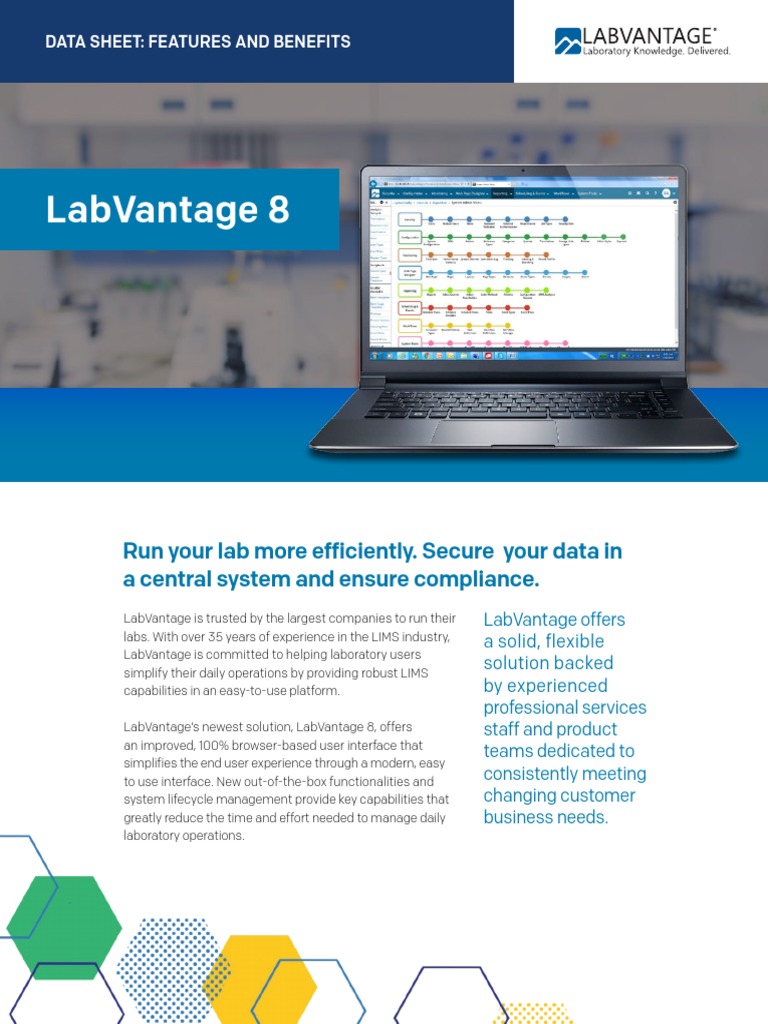 LabVantage 8 Features and Benefits Brochure | PDF