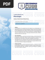 Plan de Estudios - Psicología SUAyED | PDF | Sicología | Psicología clínica