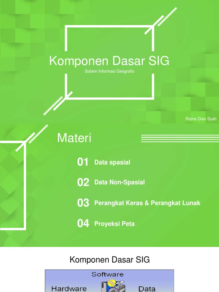 3. Komponen Dasar SIG | PDF