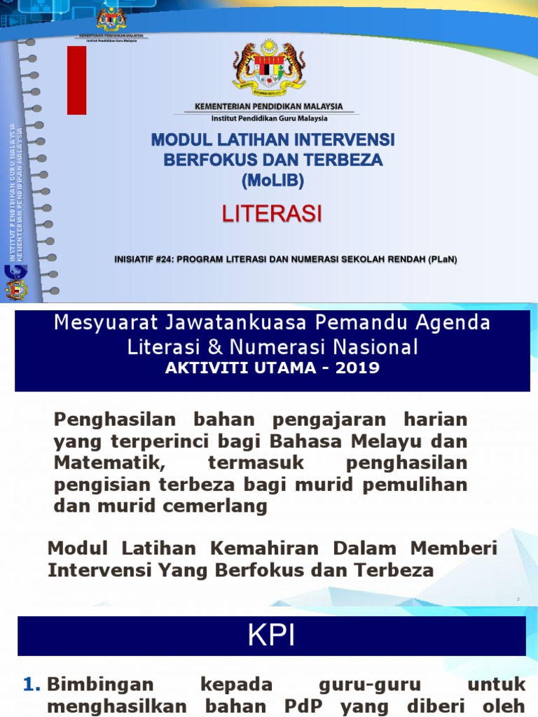 Molib Literasi - Pengenalan | PDF