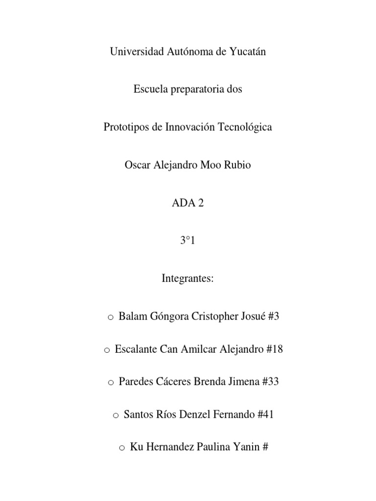 Prototipos ADA2 | PDF | Robot | Robótica