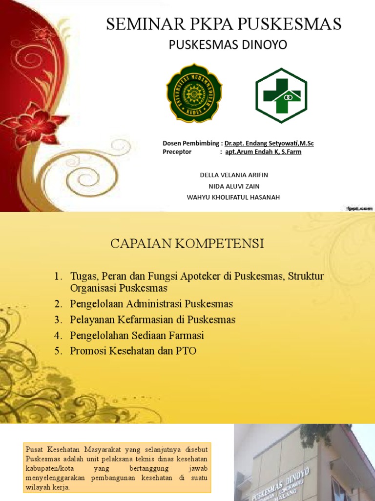 Seminar Puskesmas | PDF | Pengembangan Diri | Sains & Matematika