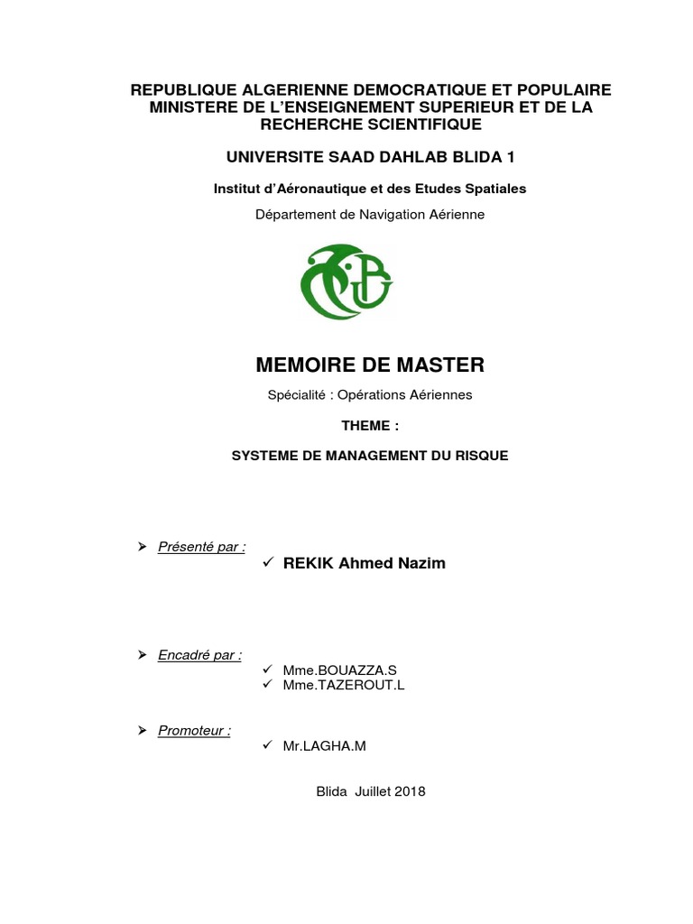 Memoire de Master | PDF