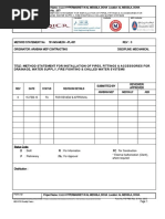 Method Statement & Risk Assessment Installation of GI Duct Works | PDF ...