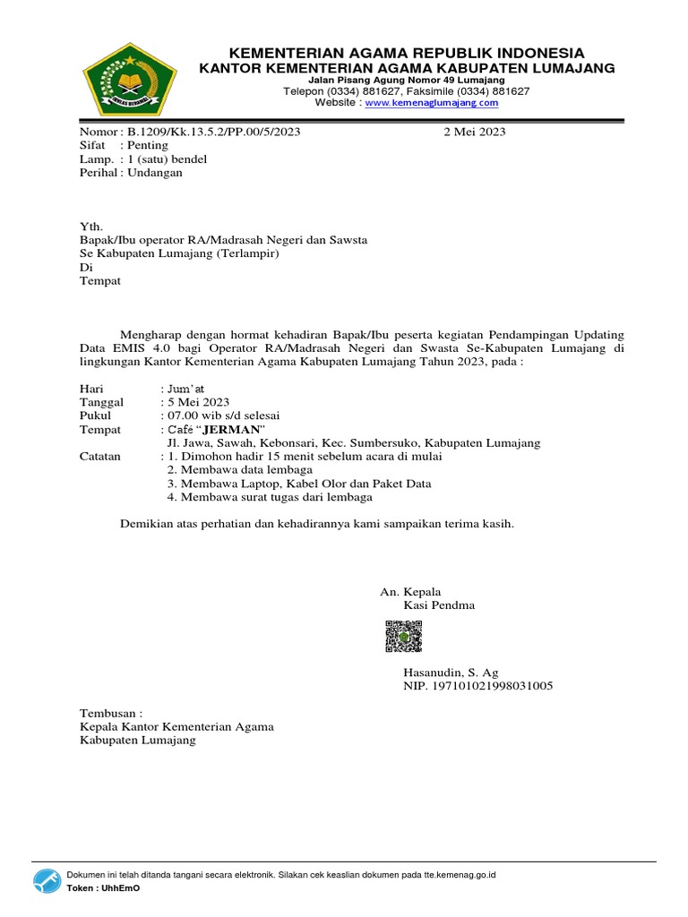 TTE Peserta Emis | PDF