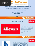 Alicorp Saa Esquema de Procesos | PDF | Logística | Marketing