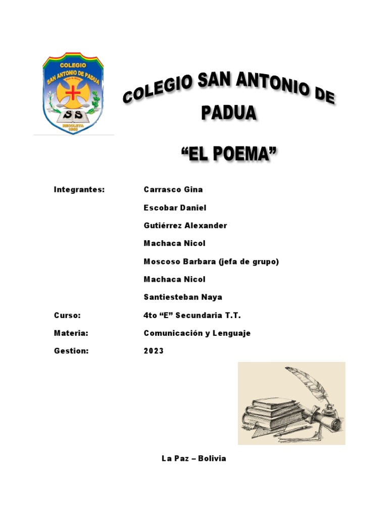 Guía de Poemas para Estudiantes | PDF | Poesía | Recursos poéticos